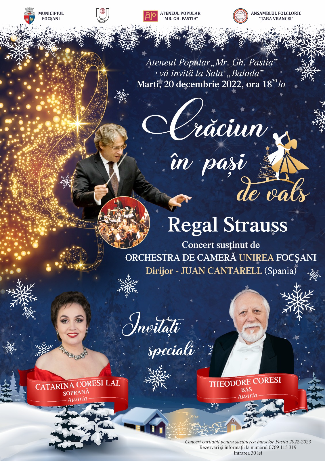 Concert la sala Balada – CRĂCIUN ÎN PAȘI DE VALS – 20 decembrie 2022 ...